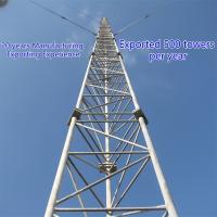 China Robust Guyed Wire Tower designed to withstand harsh wind conditions with high tensile steel and ISO certified bolts and nuts for sale