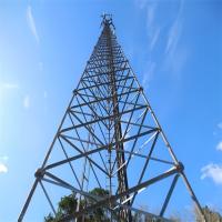 China Light Duty 45 Meter 3legged Tubular Cellular Microwave Galvanizing Isp Pylon Antenna 5g Pole 3 Legged Lattice Steel Tower for sale