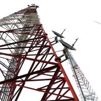 China Light Duty 45 Meter 3legged Tubular Cellular Microwave Galvanizing Isp Pylon Antenna 5g Pole 3 Legged Lattice Steel Tower for sale