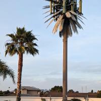 China Bionic Tree Tower structural components tested for elongation impact strength and yield strength to guarantee performance for sale
