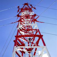 China Typhoon Resistant Guyed Wire 5G Communication Steel Tower  compliant with ANSI TIA 222 G H F and EN 1991 1 4 standards providing support for tall slender structures for sale