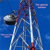 China Typhoon Resistant Guyed Wire 5G Communication Steel Tower  compliant with ANSI TIA 222 G H F and EN 1991 1 4 standards providing support for tall slender structures for sale