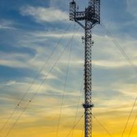 China Guyed Wire Tower featuring design compliance with ANSI/TIA-222-G-H-F and European EN standards for structural performance for sale