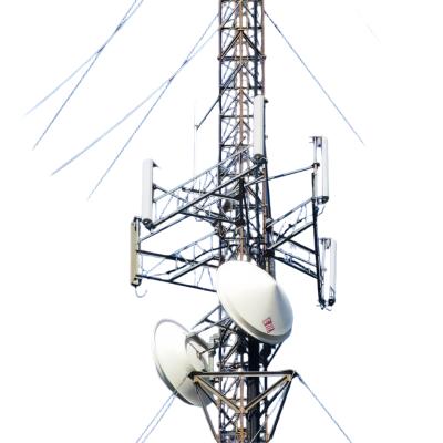 China Guyed Wire Tower featuring design compliance with ANSI/TIA-222-G-H-F and European EN standards for structural performance for sale