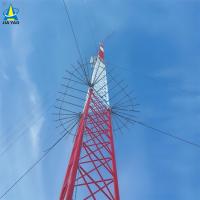 China Guyed Wire Tower designed to maximize height with minimal structural material usage based on ANSI/TIA-222-G-H-F design codes for sale