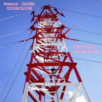 China Steel Guyed Wire Tower designed with impact strength KV values of 27 joules at various temperatures ensuring performance for sale