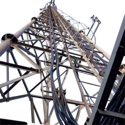 China Heavy Gauge 3 Legged Tubular Steel Tower Providing Strong Structural Support Communication and Utility Installations for sale