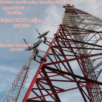 China Heavy Gauge 3 Legged Tubular Steel Tower Providing Strong Structural Support Communication and Utility Installations for sale