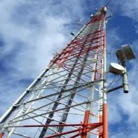 China Heavy Gauge 3 Legged Tubular Steel Tower Providing Strong Structural Support Communication and Utility Installations for sale