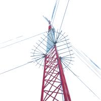 China Guyed Wire Tower engineered to meet EN 1993 3 1 design codes providing compliance with European structural steel standards for sale
