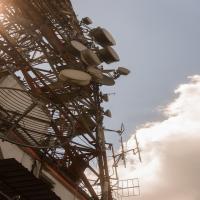 China Triangular Three Legged Self Supporting Galvanized Telecom Antenna Tower for sale