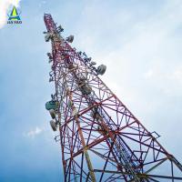 China Four Legged Lattice Steel Tower For Telecommunication And Broadcasting Antenna for sale