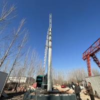 China Monopole Telescopic Tower 15-25M Galvanized Steel Truck Mounted Communication Antenna 40M/S Windproof ISO Certified for sale