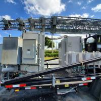 China Telescopic Tower 15-30M Tube Solid Rod Communication Antenna Lighting Truck Mounted 40M/S Wind Resistance Hot Dip Galvanized for sale