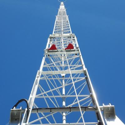 China Telescopic Tower 15-30M Tube Solid Rod Communication Antenna Lighting Truck Mounted 40M/S Wind Resistance Hot Dip Galvanized for sale