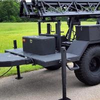 China Mobile Truck Mounted Telescopic Galvanized Steel 15 20 25 30M 5G 4G Wifi Communication Tower on Wheels for sale