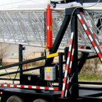 China 30M Telescopic Tower Galvanized Steel Truck Mounted Communication Antenna 40M/S Wind Resistance ISO Certified for sale
