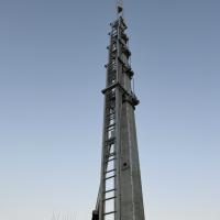 China Telescopic Galvanized Steel Lighting + Communication 15 20 25M 5G 4G Wifi Mobile Emergency Tower for sale