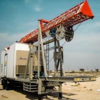 China 24m 25m 30m Mobile Truck Trailer Mounted Lighting Tubular Cell On Wheels Telescopic Lattice Antenna Communication Tower Mast for sale