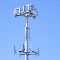 China Monopole Tower self supporting telecom tower with steel grades Q235B Q235C Q235D and Q355B Q355C Q355D meeting EN 10025 standards for sale