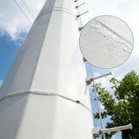 China Monopole Tower self supporting telecom tower with steel grades Q235B Q235C Q235D and Q355B Q355C Q355D meeting EN 10025 standards for sale