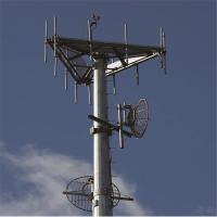 China Monopole Tower telecom structure featuring high tensile steel and mild steel grades meeting GB T and EN 10025 standards for sale