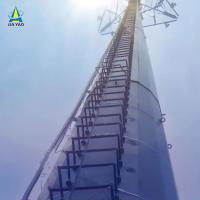 China Monopole Tower telecom tower designed with tension strength ranging from 360 to 630 megapascals for enhanced durability for sale
