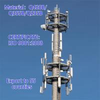 China Monopole Tower telecom tower designed with tension strength ranging from 360 to 630 megapascals for enhanced durability for sale
