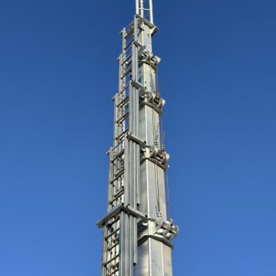 China Heavy Duty Telescopic Tower with Vertical Deviation Less Than One Per Thousand Offering Performance for Communication and Lighting Tasks for sale