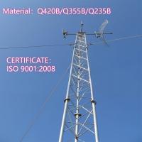 China Steel Guyed Wire Tower constructed with bolts and nuts graded 4.8 6.8 and 8.8 ensuring strong connections and durability for sale