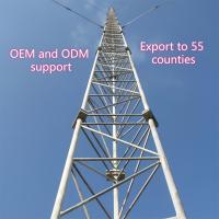 China Steel Guyed Wire Tower designed with mild steel and high tensile steel options to meet diverse engineering requirements for sale