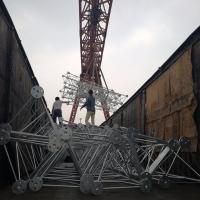 China Steel Guyed Wire Tower designed with mild steel and high tensile steel options to meet diverse engineering requirements for sale