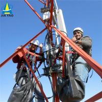 China 3 Legged Angular Steel Tower Triangular Tower Body with Equal Slope or Variable Slope and Angle Steel Cross Section for Communication for sale