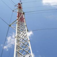 China 15m-60m Guyed Wire Tower for Hydrological Water Conservancy Monitoring & Remote Data Transmission for sale