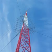 China 15m-40m Hot Dip Galvanized Guyed Wire Tower for Railway GSM-R Communication & Track Monitoring for sale