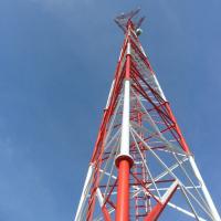 China Galvanized Self Supporting 3 Legged Tubular Steel 5G Wifi Telecom Antenna Tower Manufacturer for sale