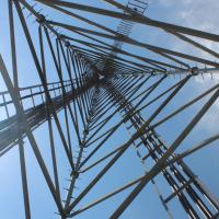 China Galvanized Self Supporting 3 Legged Tubular Steel 5G Wifi Telecom Antenna Tower Manufacturer for sale