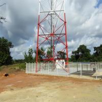 China Galvanized Self Supporting 3 Legged Tubular Steel 5G Wifi Telecom Antenna Tower Manufacturer for sale