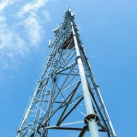 China 17 25 33M  3 Leg Tubular Galvanized Steel Low Upkeep Outdoor 5G 4G Microwave Communication Mast for sale