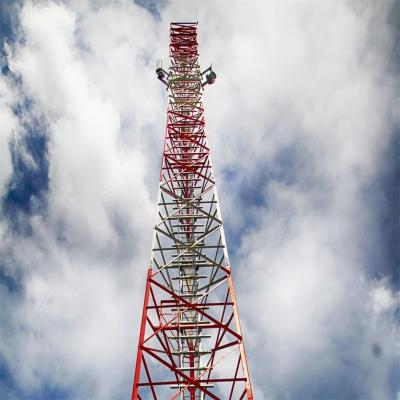 China 10 16 22 28M Lightweight 3 Legged Angular Steel Galvanized Self Supporting Outdoor 5G 4G Wifi Rural Telecom Tower for sale