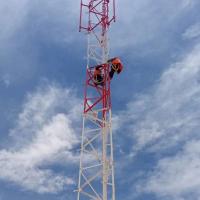 China 12 18 24 30M 3 Leg Angular Light Steel Galvanized Self Supporting Outdoor  5G 4G Microwave Suburban Communication Mast for sale