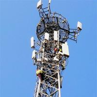 China 19 27 35M Low Upkeep 3 Legged Tubular Galvanized Steel Self Supporting Outdoor 5G 4G Microwave Long Life Mast for sale