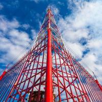 China 18 28 38M 3 Leg Tubular Steel Galvanized Multi Frequency Outdoor  5G 4G Wifi Tv Broadcast Communication Tower for sale