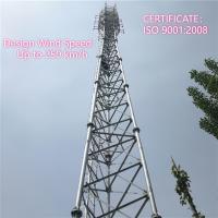 China 18 28 38M 3 Leg Tubular Steel Galvanized Multi Frequency Outdoor  5G 4G Wifi Tv Broadcast Communication Tower for sale