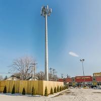 China 18 26 34M Urban Landscape Monopole Galvanized Steel Self Supporting Outdoor 5G 4G Wifi Aesthetic Telecom Tower for sale