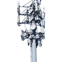 China 10 16 22M Space Saving Monopole Tubular Galvanized Outdoor 5G 4G Microwave Compact Communication Mast for sale