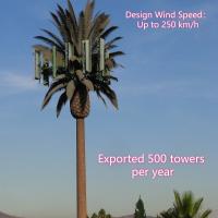 China 40M Bionic Tree Tower with artificial trunks branches and leaves made from high strength plastics and fiberglass materials for sale