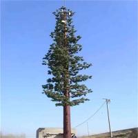 China 22M Bionic Tree Tower integrating hidden antenna mounts and cable management for clean installation of 5G 4G and microwave devices for sale