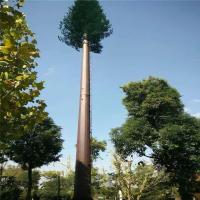 China Bionic Tree Tower with integrated cable management and hidden platforms supporting telecommunications microwave and environmental monitoring equipment for sale