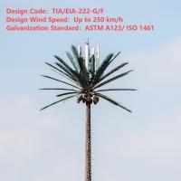 China Bionic Tree Tower designed for wind speeds up to 250 kmh with mild and high tensile steel grades ensuring safety and durability for sale